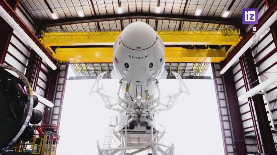 Запуск космического корабля Crew Dragon-5 перенесли из-за урагана «Иэн» | Видео | Известия | 29. ...